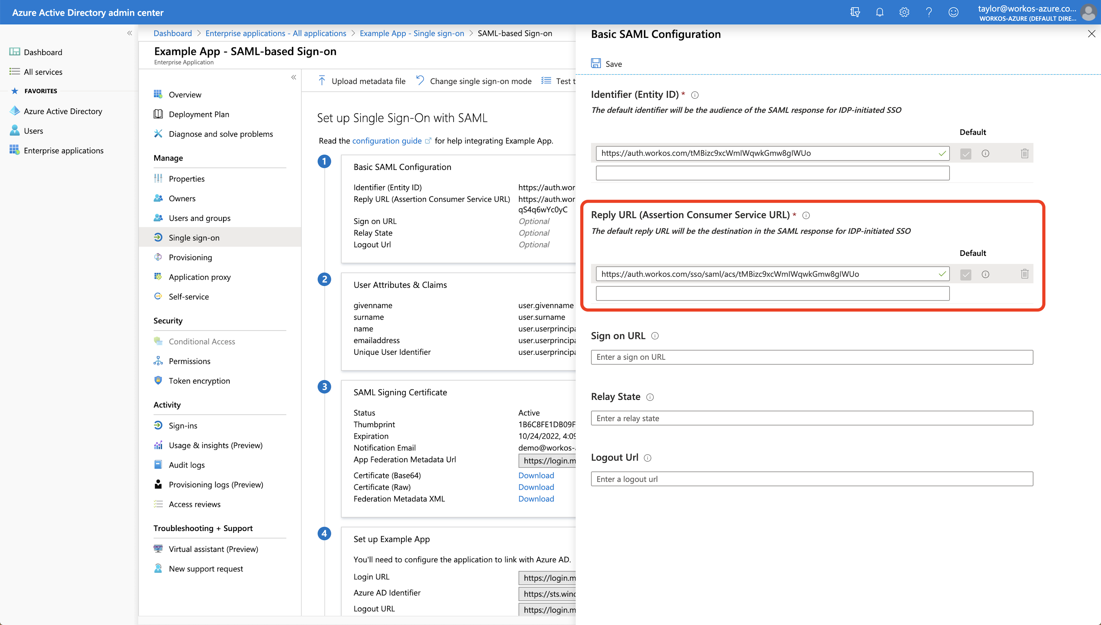 SalesVista SSO — Connecting Azure AD – SalesVista Help Center