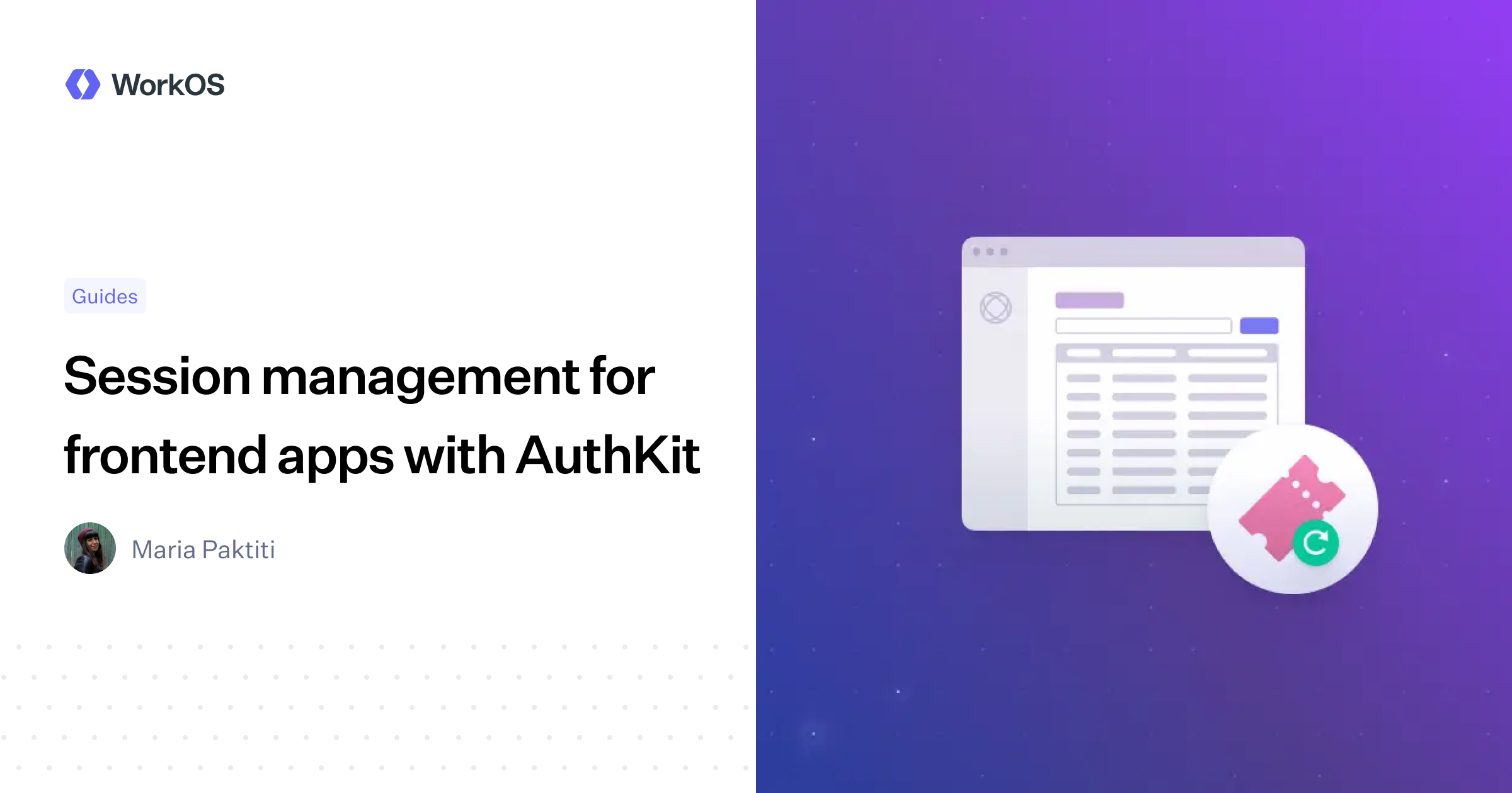Session management for frontend apps with AuthKit — WorkOS
