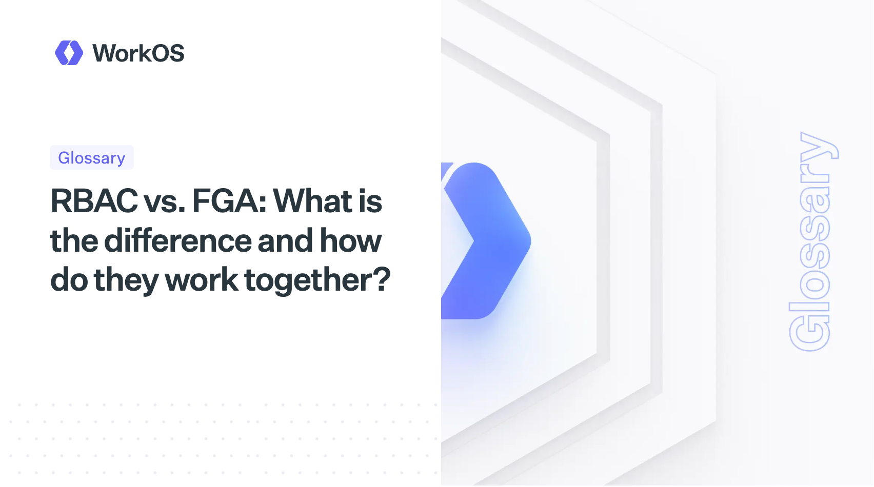 RBAC vs. FGA: What's the difference and how do they work together? — WorkOS