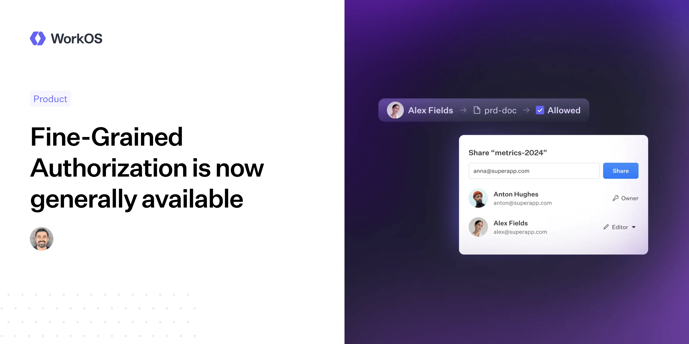 Fine-Grained Authorization is now generally available — WorkOS