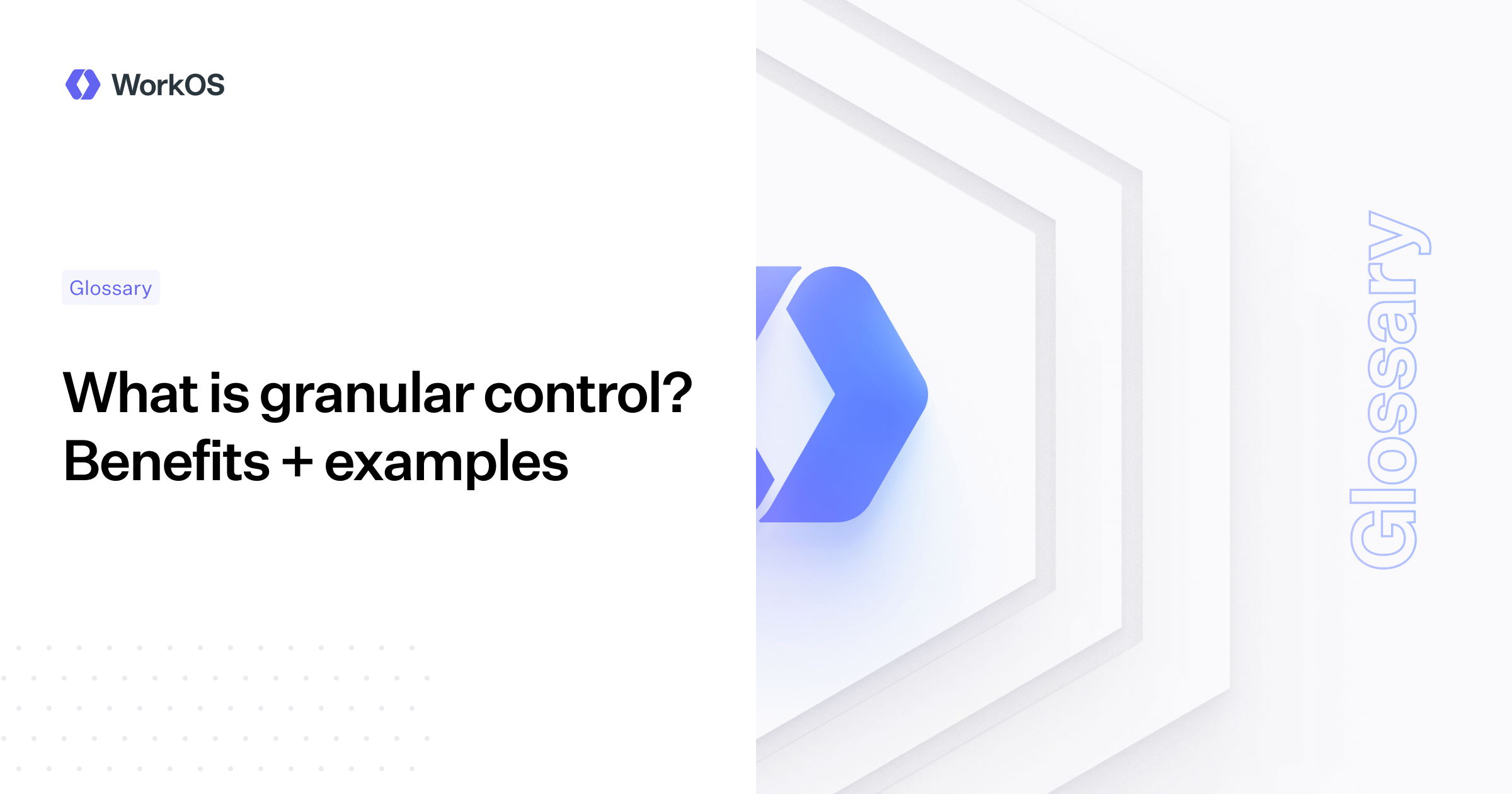 What is granular control? Benefits + examples — WorkOS