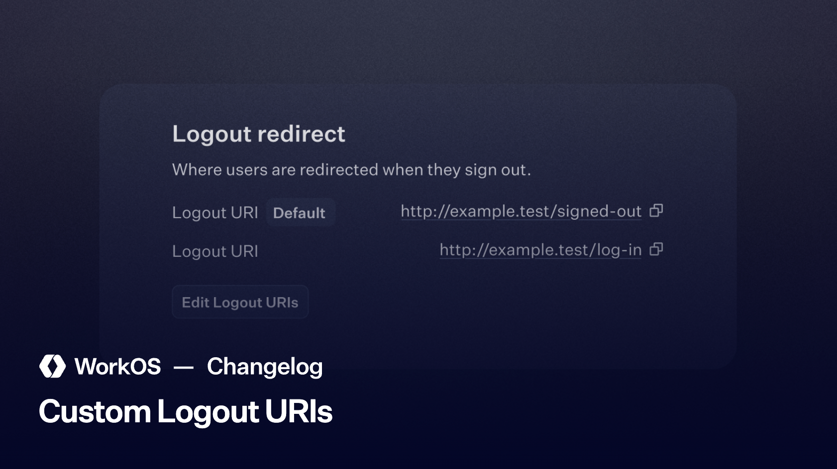 Custom Logout URIs | WorkOS